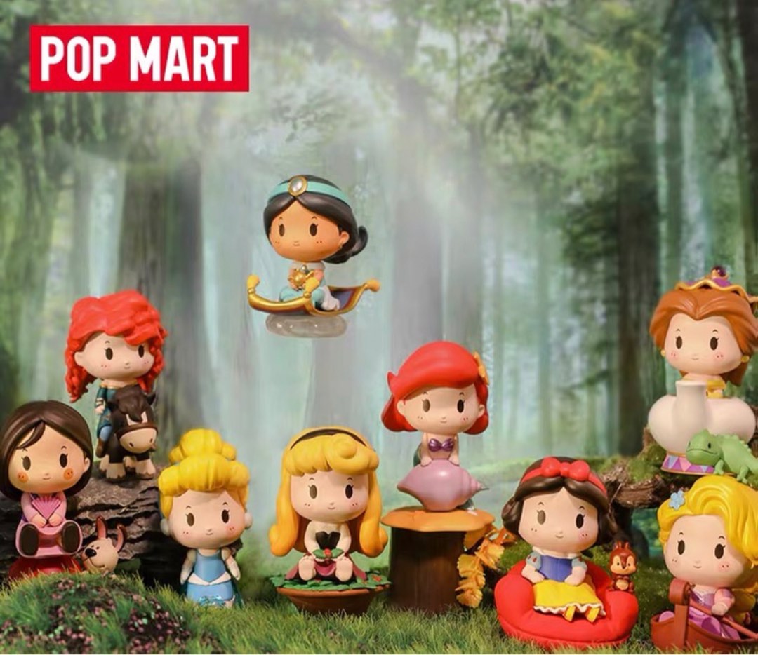 Popmart Disney Princess Exclusive Ride - Snow White, Aurora, Mulan ...