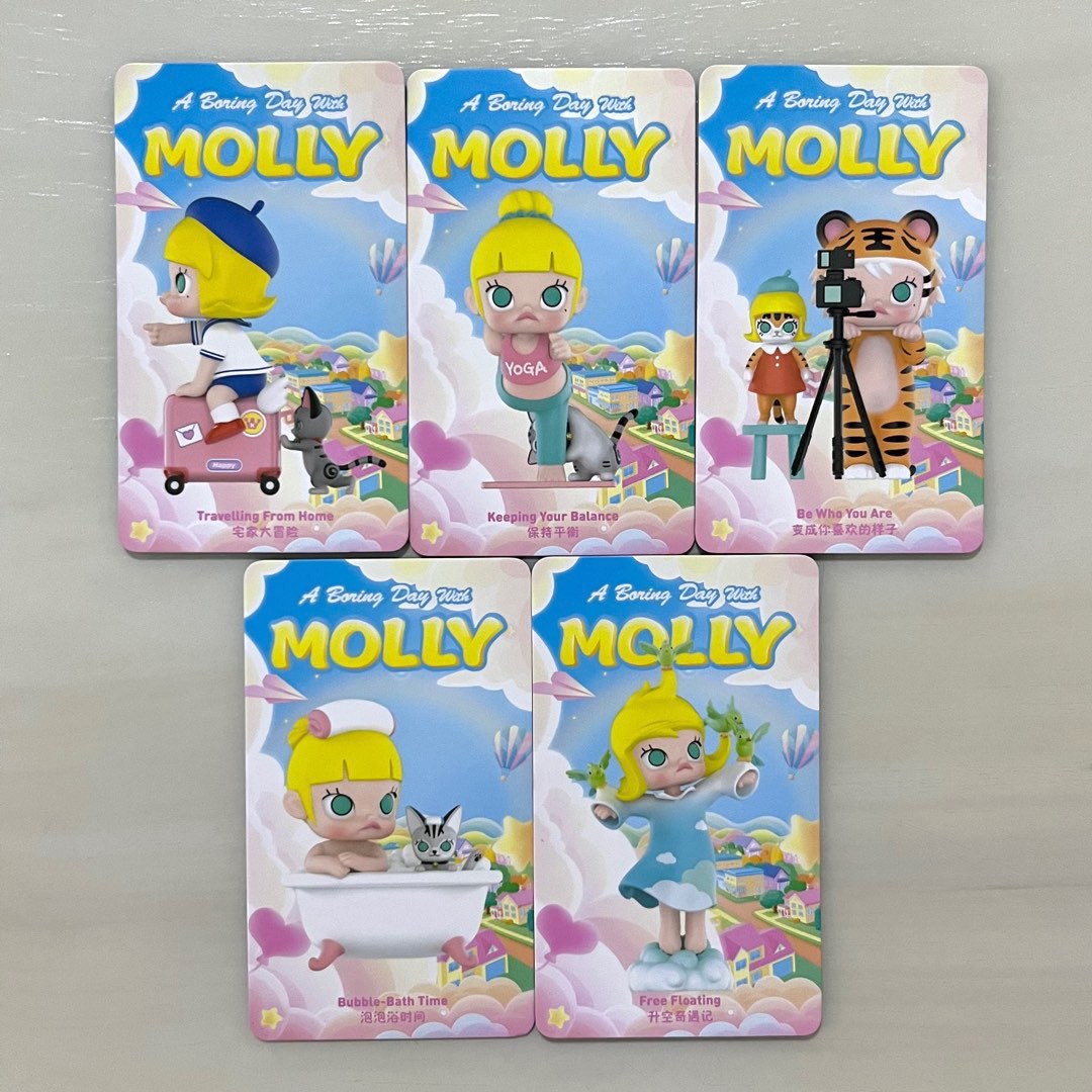 Popmart Molly Boring, Hobbies & Toys, Toys & Games on Carousell
