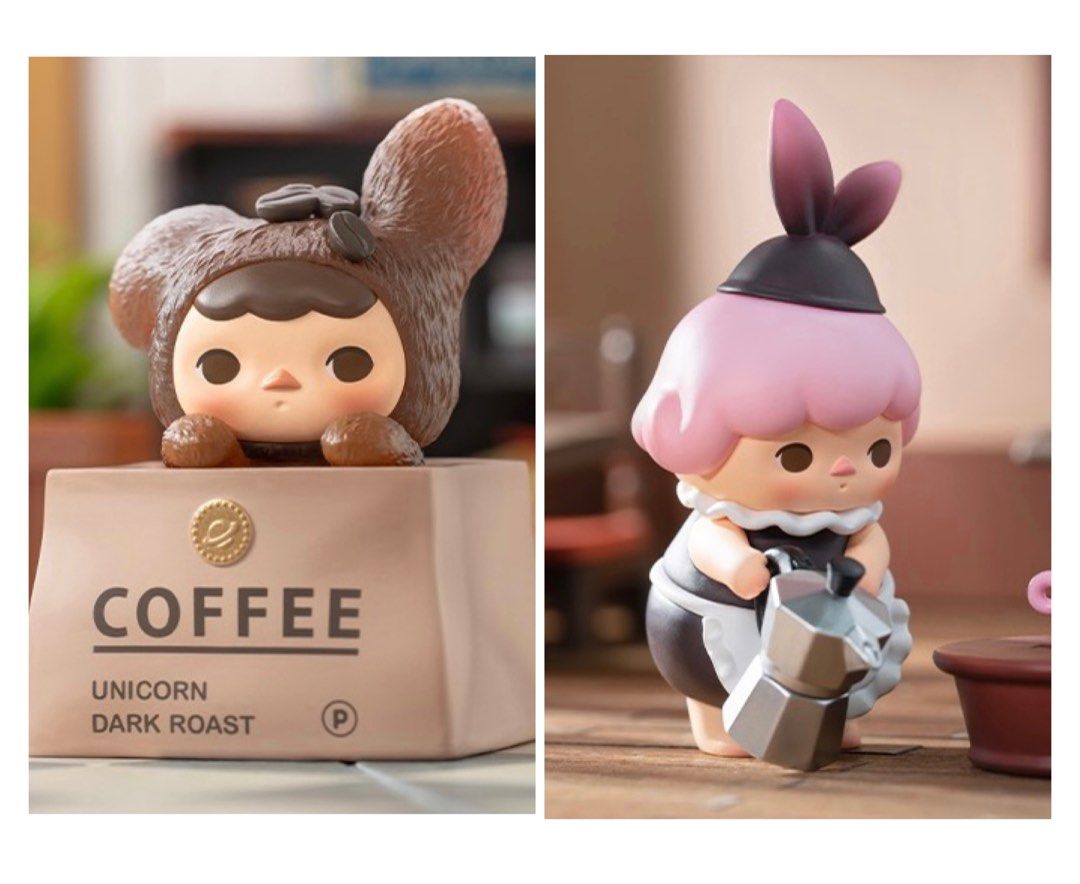 Popmart Pucky Rabbit Cafe 精靈兔兔咖啡館, 興趣及遊戲, 玩具 & 遊戲類 - Carousell