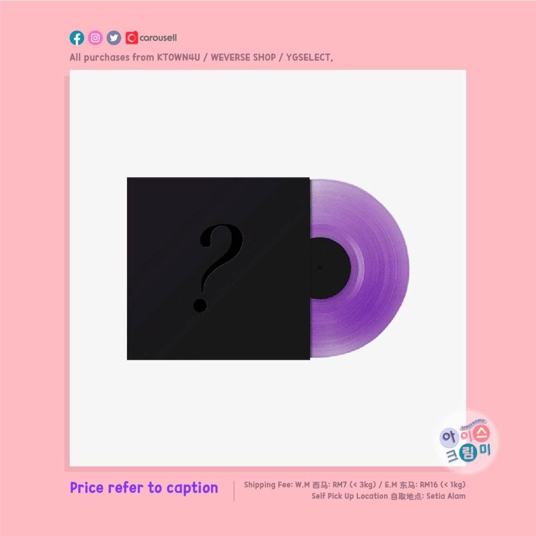 [PREORDER] JISOO FIRST SINGLE ALBUM (VINYL LP -LIMITED EDITION ...