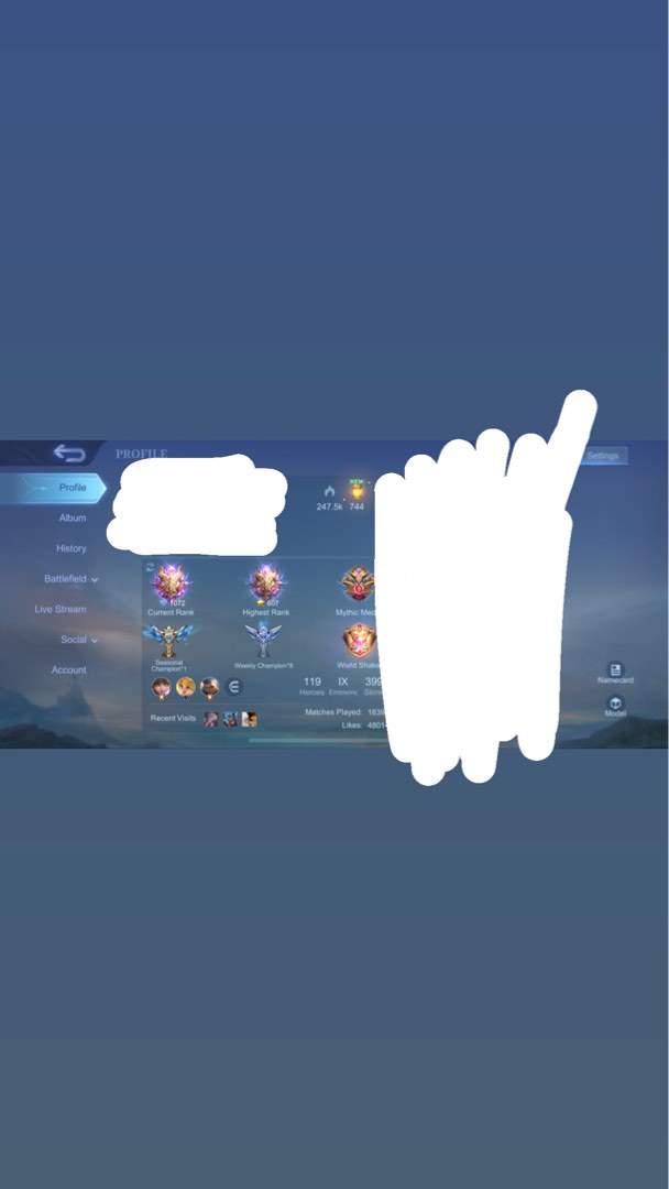 PRO HISTORY STACK ML ACCOUNT, Video Gaming, Video Games, Others on ...