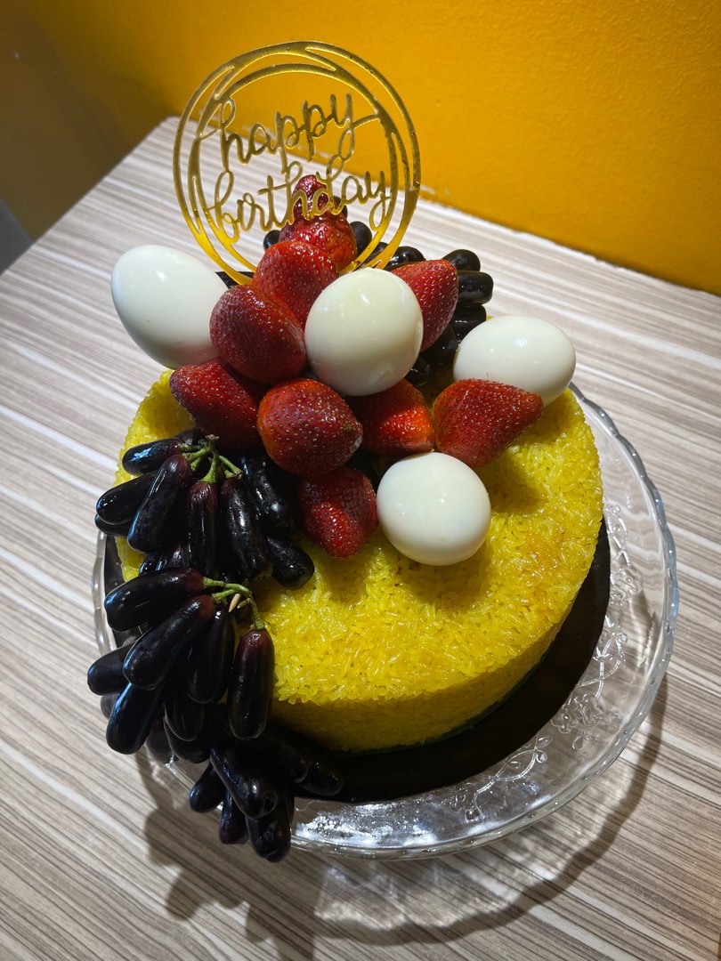 Pulut Kuning Berhias, Food & Drinks, Fresh Produce on Carousell