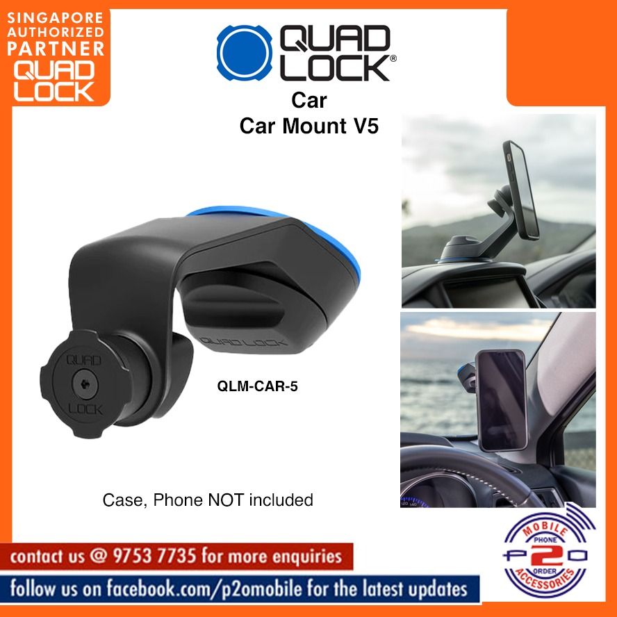 Quad Lock Car Mount Version 5, Car Accessories, Accessories on Carousell