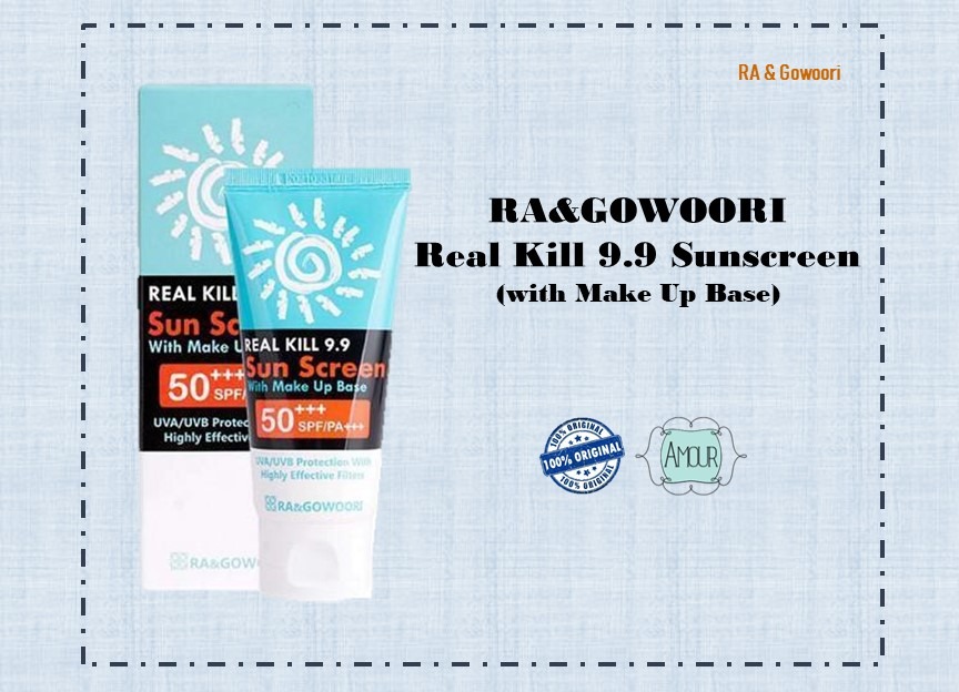 RA&GOWOORI Real Kill 9.9 Sunscreen with Make Up Base, 80ML on Carousell
