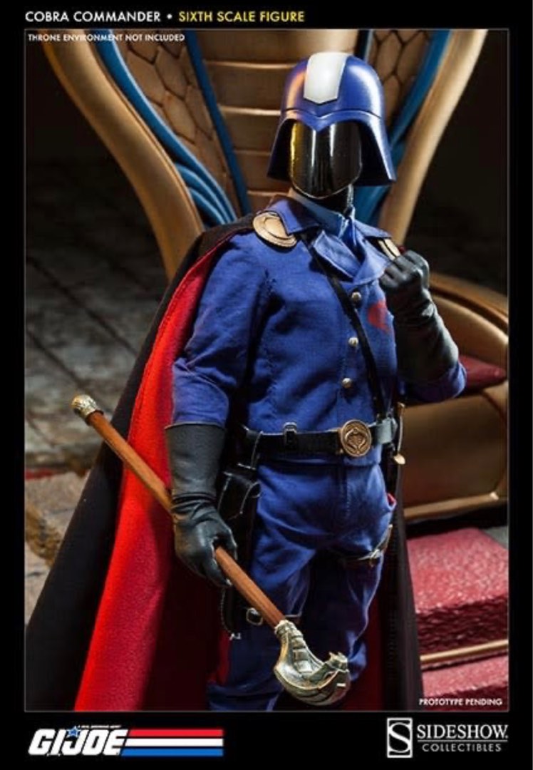 Rare Collectors item. 1/6 Sideshow Enemy Leader. G.I.Joe Cobra ...