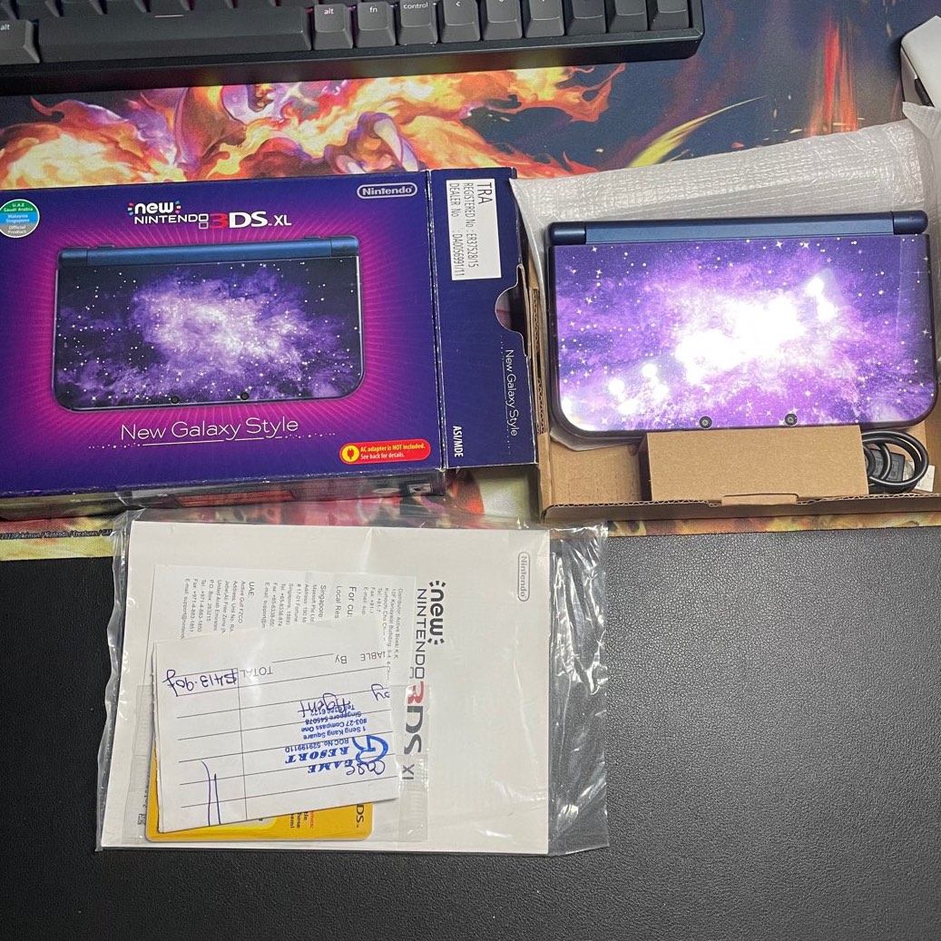 Rare Nintendo New 3DS XL Galaxy Edition, Video Gaming, Video Game ...