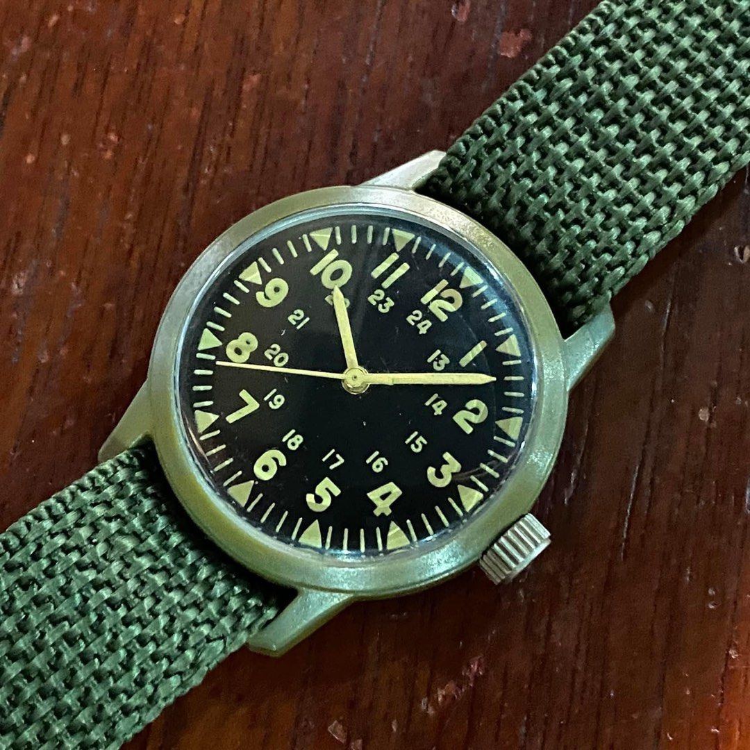 Rare Vintage US Army General Purpose Westclox from Vietnam War Military ...