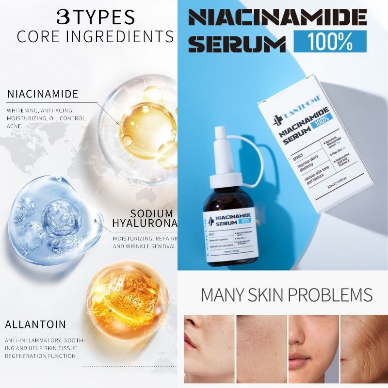 Nacinamide Lightening Skincare Serum Against Ageing , Freckles and ...