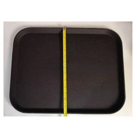 Rectangular Rubberized/Non-Stick Bar Tray Or Serving Tray, Furniture ...