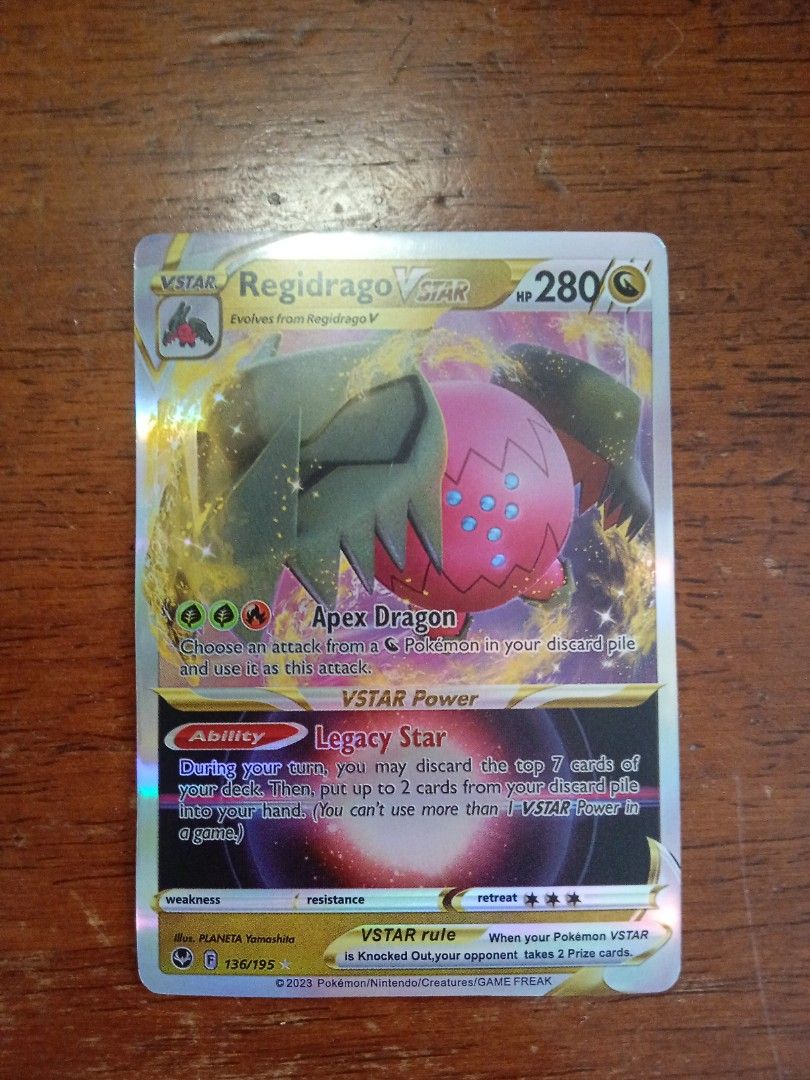 Regidrago Vstar (Pokemon Carded), Hobbies & Toys, Toys & Games on Carousell