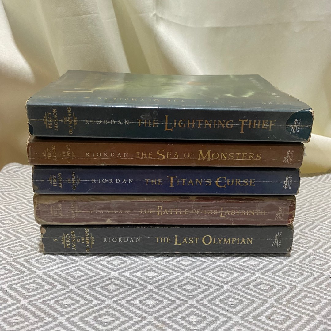 Rick Riordan The Olympians Series/set book 12345, Hobbies & Toys, Books ...