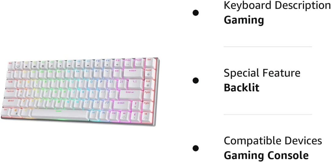 RK ROYAL KLUDGE RK84 Pro RGB 75% Triple Mode BT5.0/2.4G/USB-C Hot ...