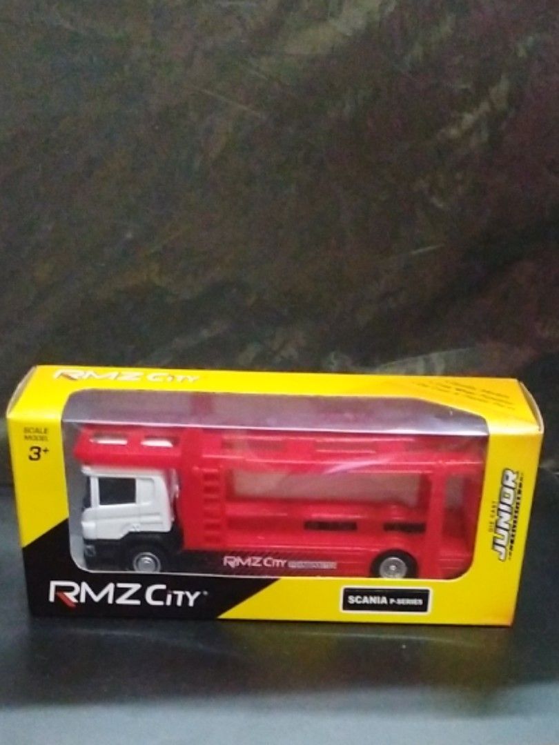 RMZ City 1:64 Scale Diecast Metal Scania P-Series Car Transporter Truck Replica, Hobbies & Toys ...