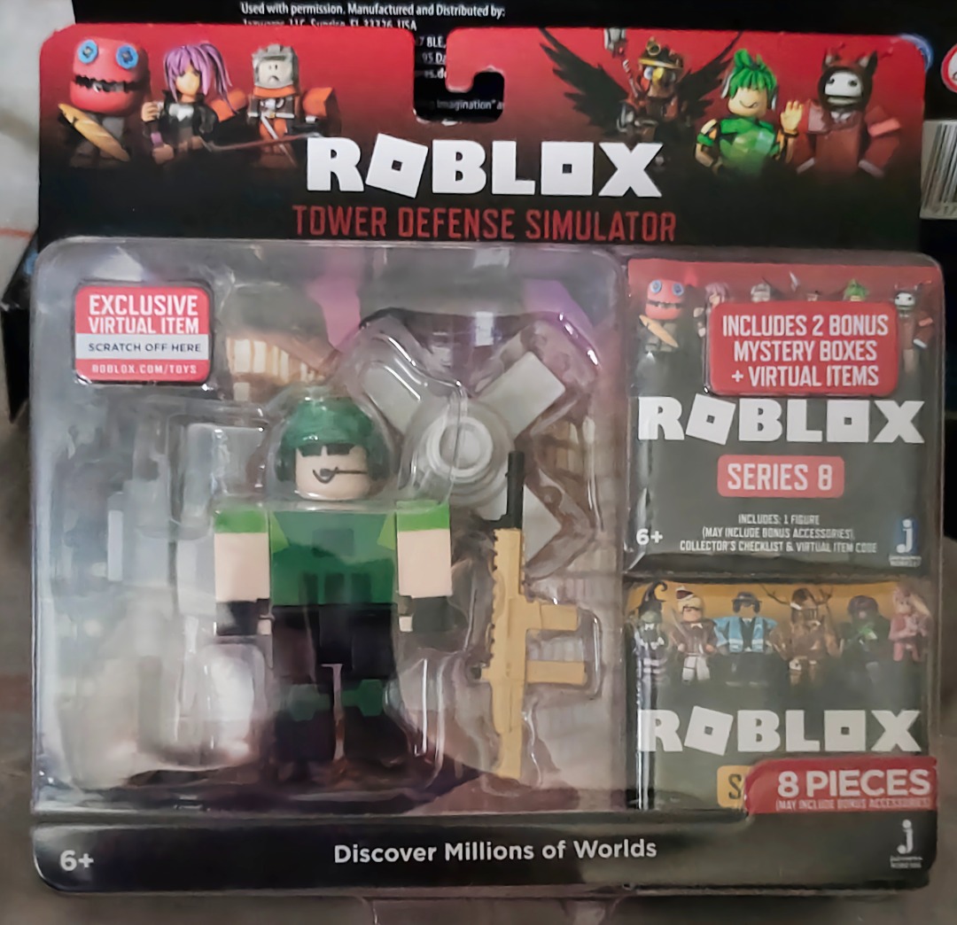 Roblox Action Collection - Tower Defense Simulator Figure Pack WITH 2 ...