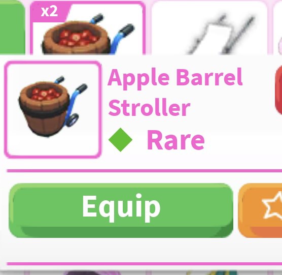 Roblox adopt me apple barrel stroller, 其他, 其他 - Carousell