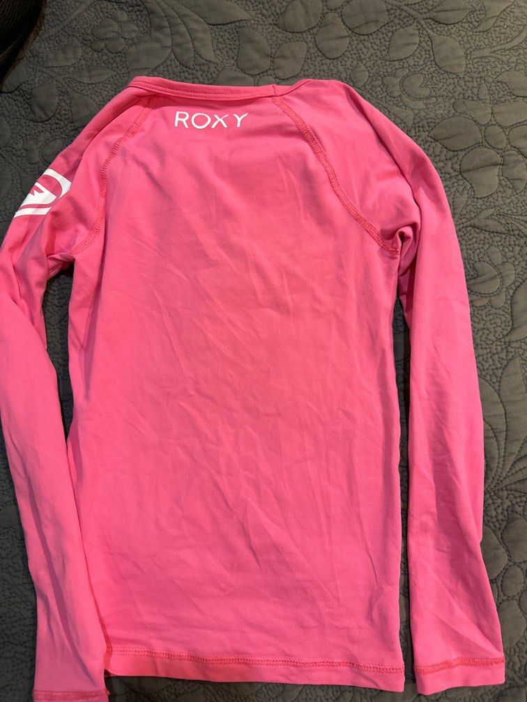Authentic Roxy kid rash guard fit 6-8 years old, Babies & Kids, Babies ...