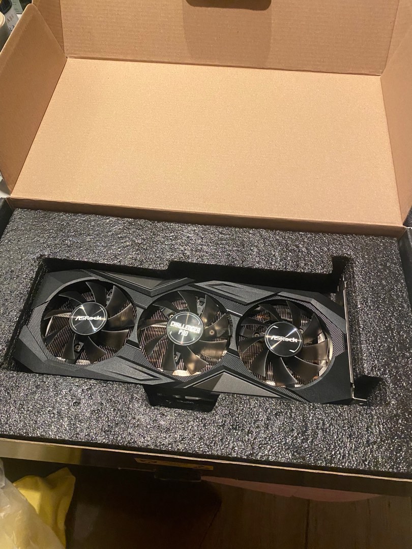 RX 5600XT ASRock 6gb with box, Computers & Tech, Parts & Accessories ...