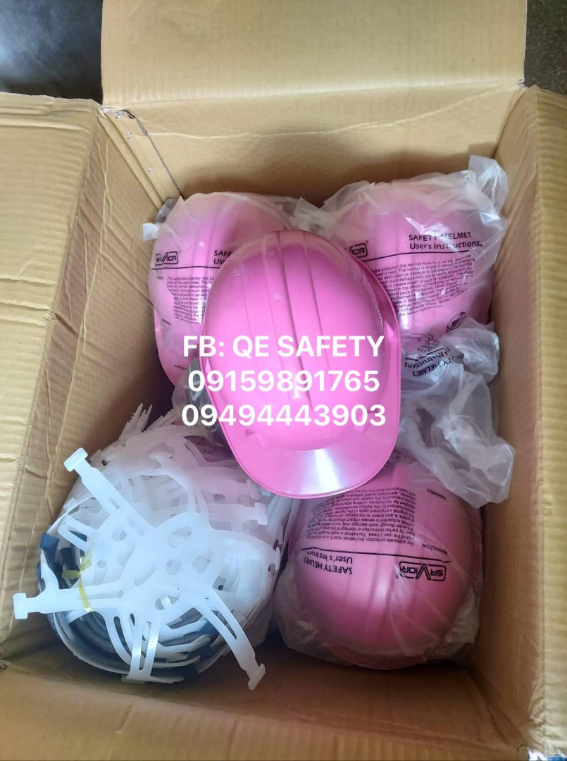 Safety Helmet Savior Pink with Head Strap on Carousell