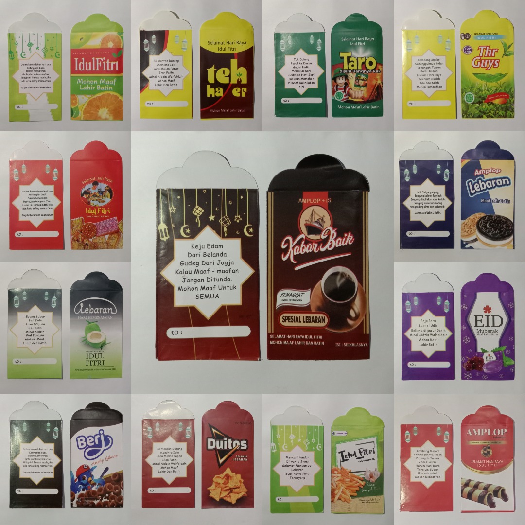 Sampul Duit Raya 2024 edition Minimalist, Hobbies & Toys, Stationery ...