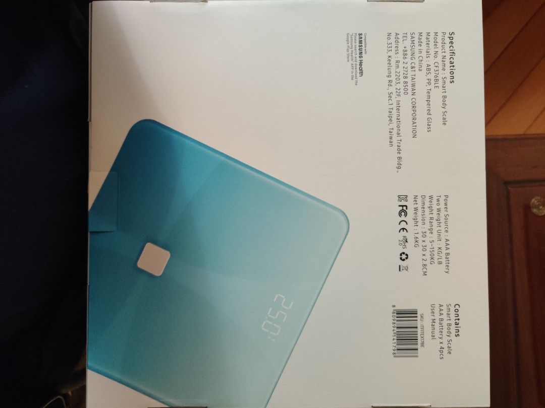 Samsung ITFIT body scale, 健康及營養食用品, 健康監測儀和體重秤 - Carousell