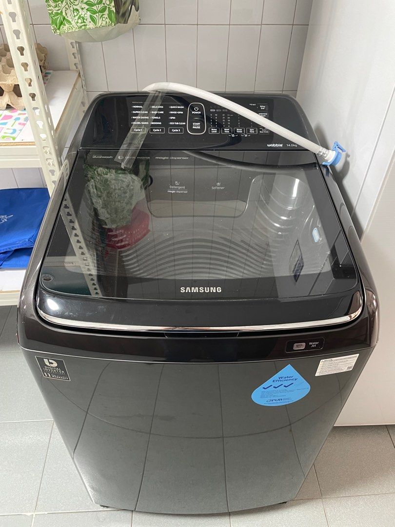 Samsung washing machine 14kg Top Load, TV & Home Appliances, Washing ...