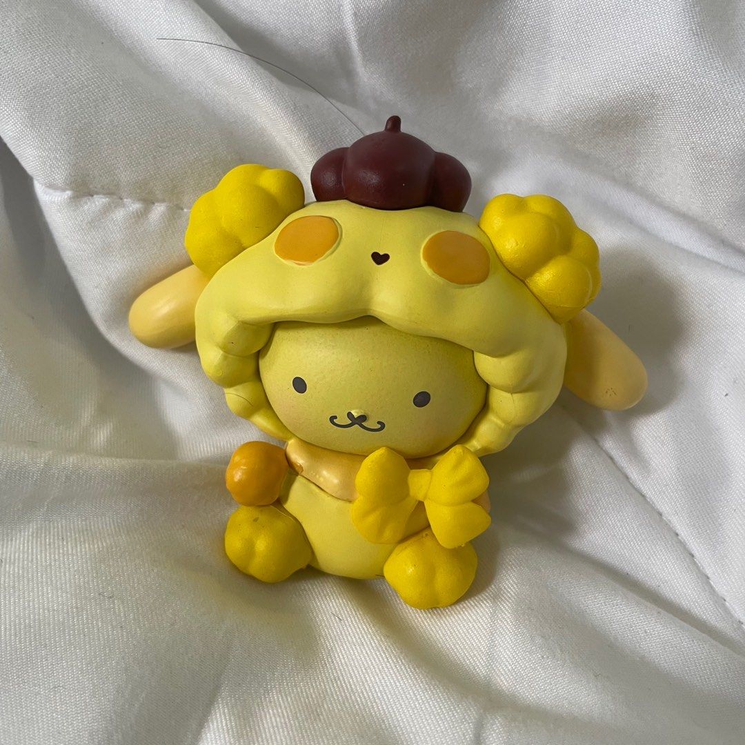 SANRIO Pompompurin Figurine, Hobbies & Toys, Toys & Games on Carousell