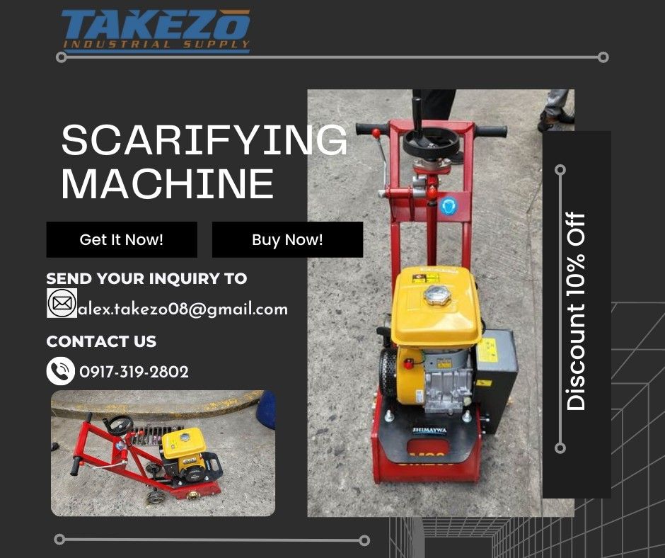 Scarifying Machine 250mm, Commercial & Industrial, Construction Tools ...