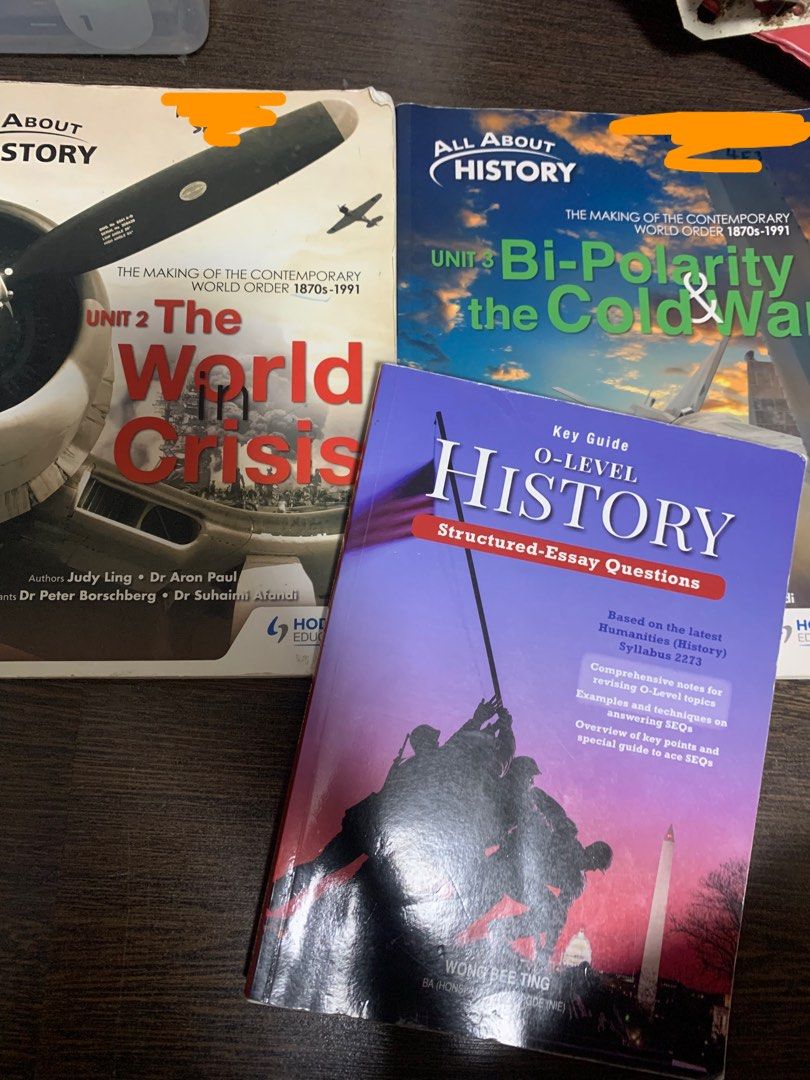 sec 3 and 4 o level elective history textbooks and guides, Hobbies ...