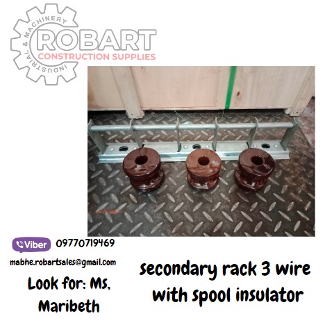 secondary rack 3 wires with spool insulator on Carousell