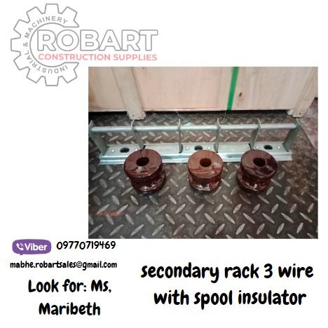 secondary rack 3 wires with spool insulator on Carousell