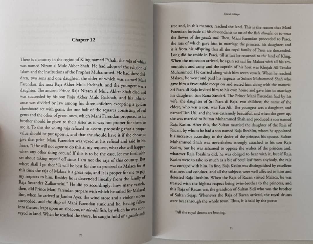 Sejarah Melayu. The Malay Annals, Hobbies & Toys, Books & Magazines ...