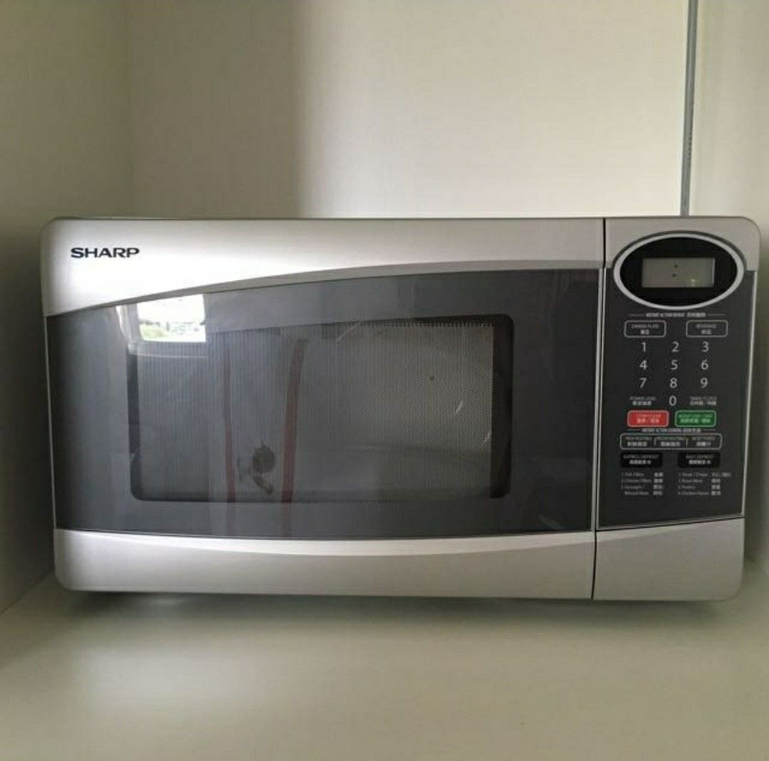 Sharp R 249T(S) microwave oven, TV & Home Appliances, Kitchen ...