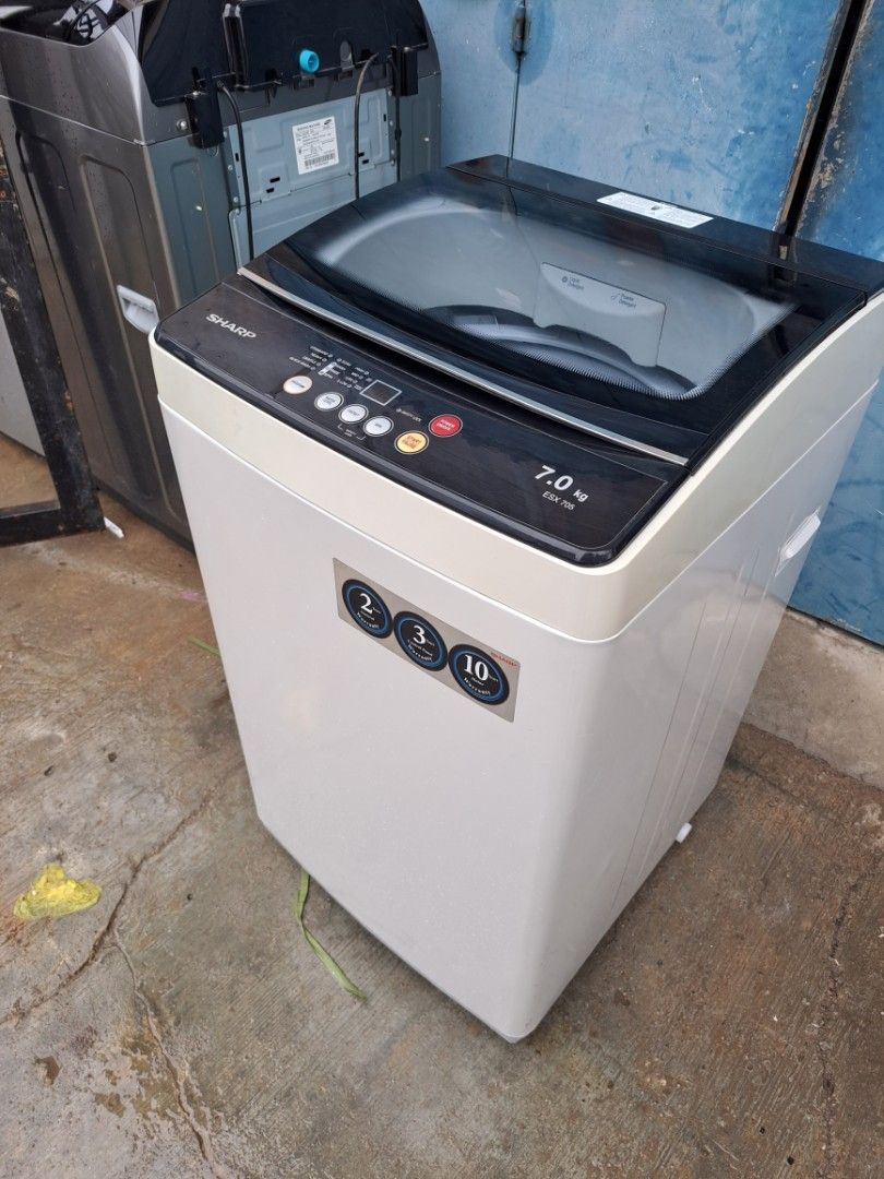 Sharp washing machine 7 kg for sale, TV & Home Appliances, Kitchen ...