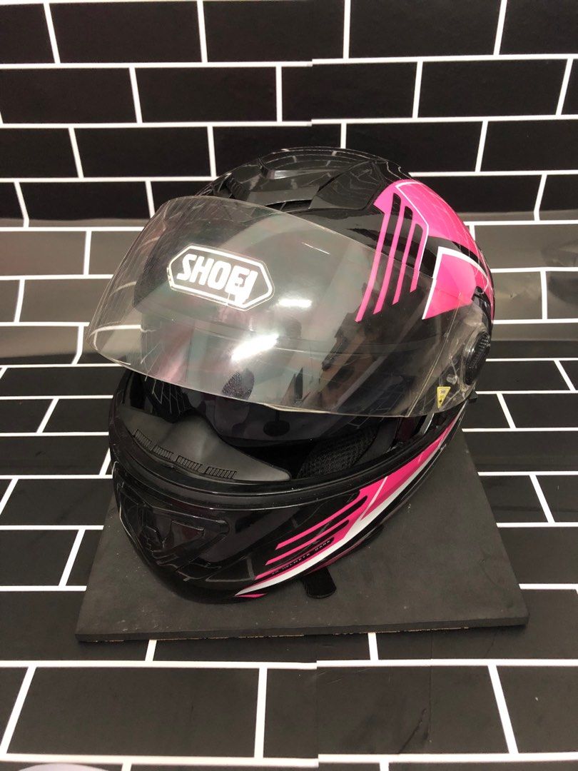 SHOEI Fullface Flip Up Modular Helmet, Motorbikes on Carousell