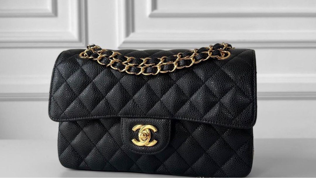 Small Chanel Classic Flap, Luxury, Bags & Wallets on Carousell