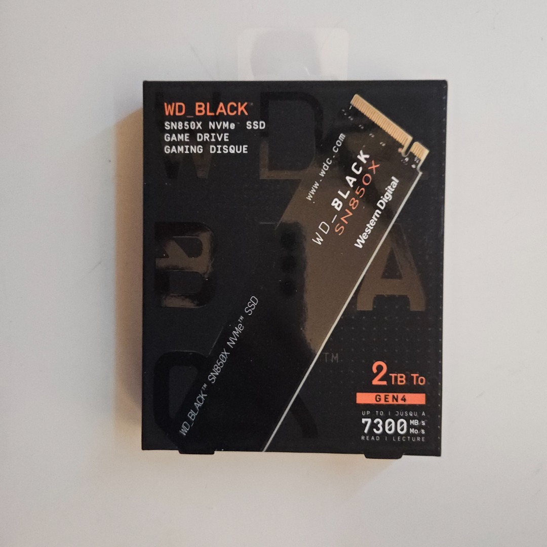 SN850X 2TB WD Gen 4 M.2 NVMe SSD Western Digital, Computers & Tech ...