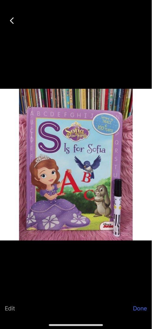 Sofia the First Alphabet Lift-the-Flap Board book on Carousell