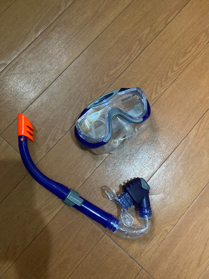 Speedo Snorkeling set with free swimming cap, Sports Equipment, Sports ...
