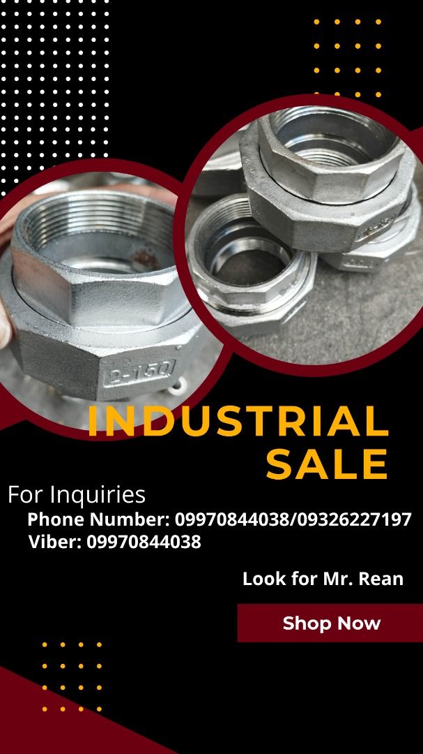 Stainless Union Patente, Commercial & Industrial, Industrial Equipment ...