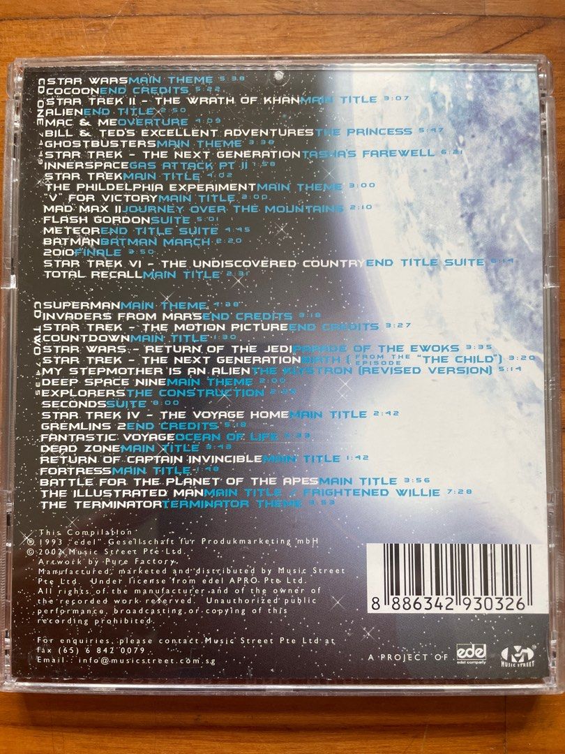 Star Wars And Movie Themes From Space (2 CD), Hobbies & Toys, Music ...