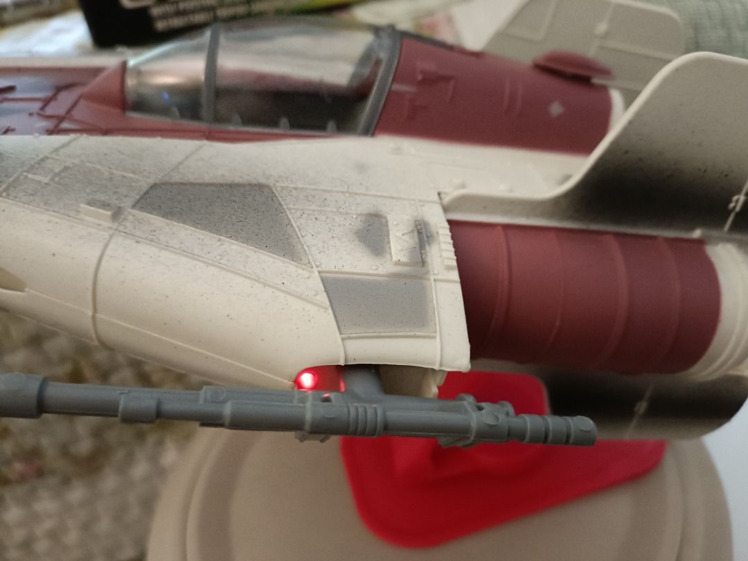 STAR WARS POTF customised A-Wing Fighter with pilot, Hobbies & Toys ...
