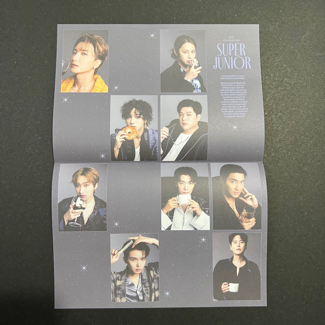 SUPER JUNIOR 2023 Season's Greeting - &Store POB, Hobbies & Toys, Memorabilia & Collectibles, K ...