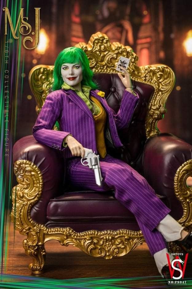 SWTOYS 1/6 MS Joker MS. CLOWN NO FS047, Hobbies & Toys, Toys & Games on ...