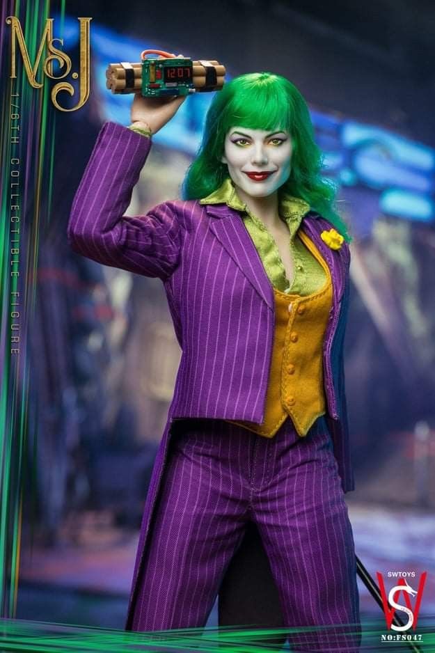 SWTOYS 1/6 MS Joker MS. CLOWN NO FS047, Hobbies & Toys, Toys & Games on ...