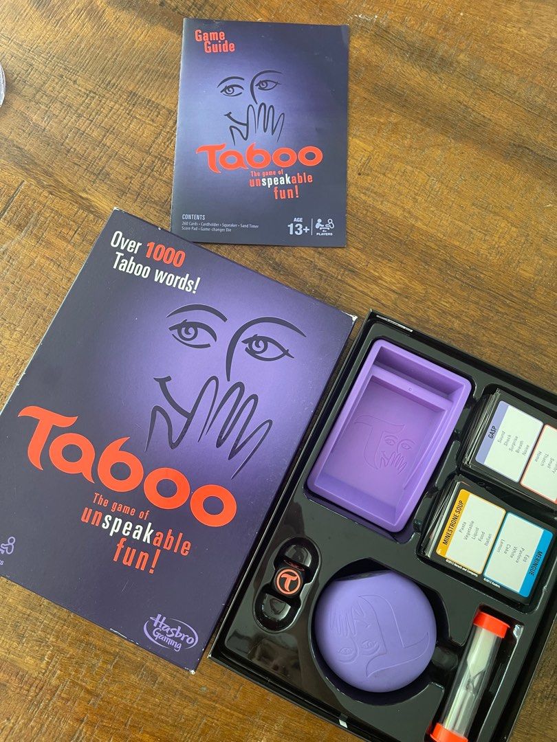 Taboo game, Hobbies & Toys, Toys & Games on Carousell