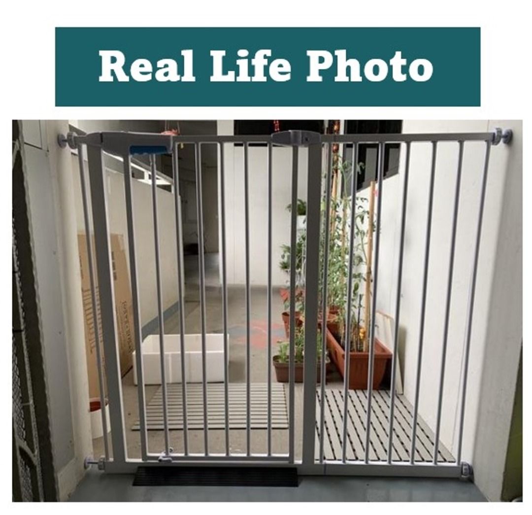 Tall Baby Safety Gate Children Toddler Dog Puppy Kids Barrier 100cm ...