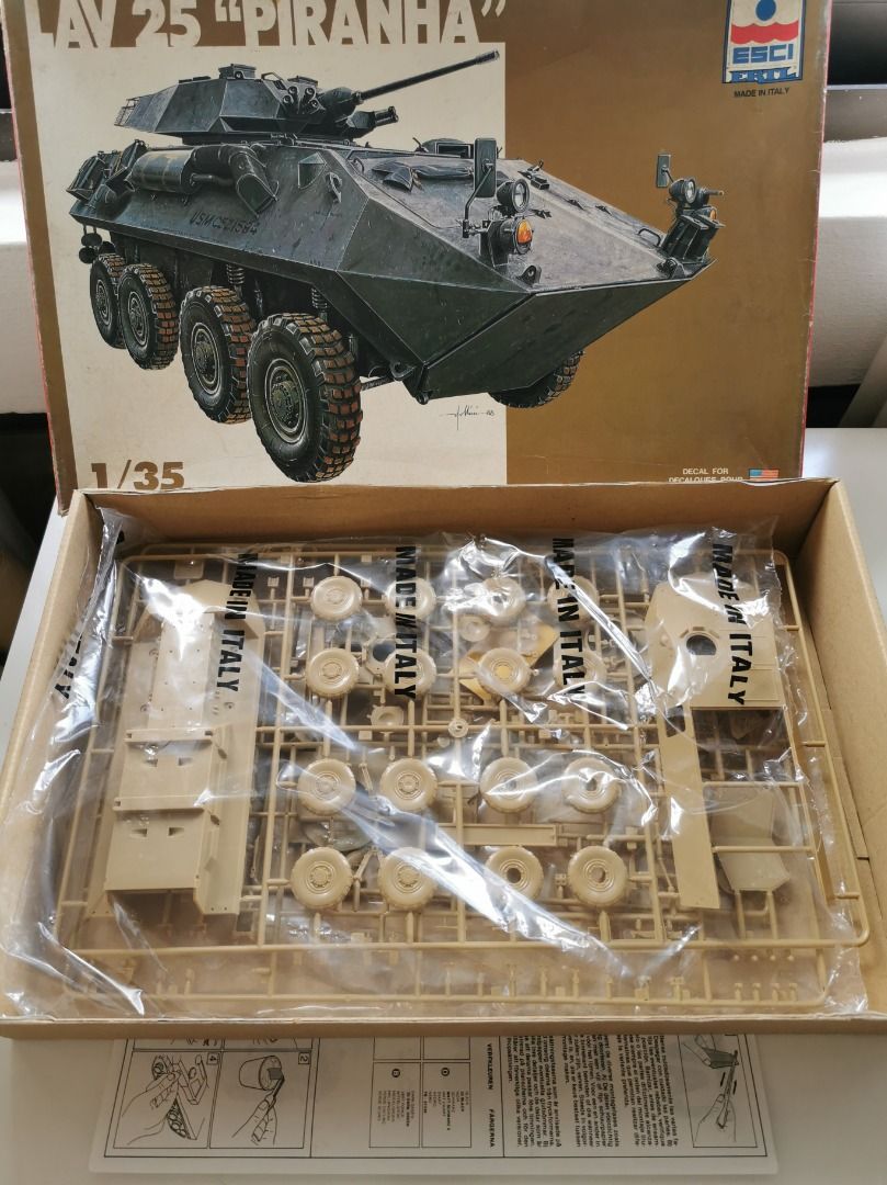 Tanks & AFV Part 1 -- 1/35 scales Tiger VBL & AMX-10RCR, LAV-25 Mortar/TUA/Piranha/Air Defence ...