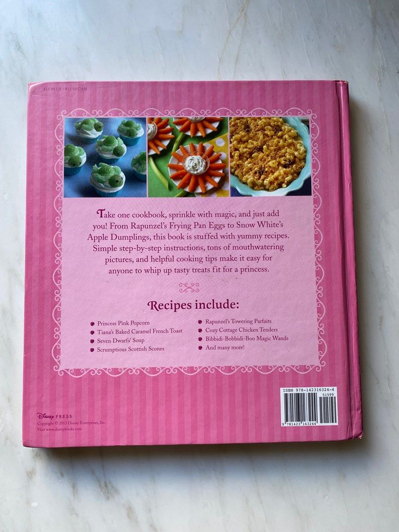 The Disney Princess Cookbook on Carousell