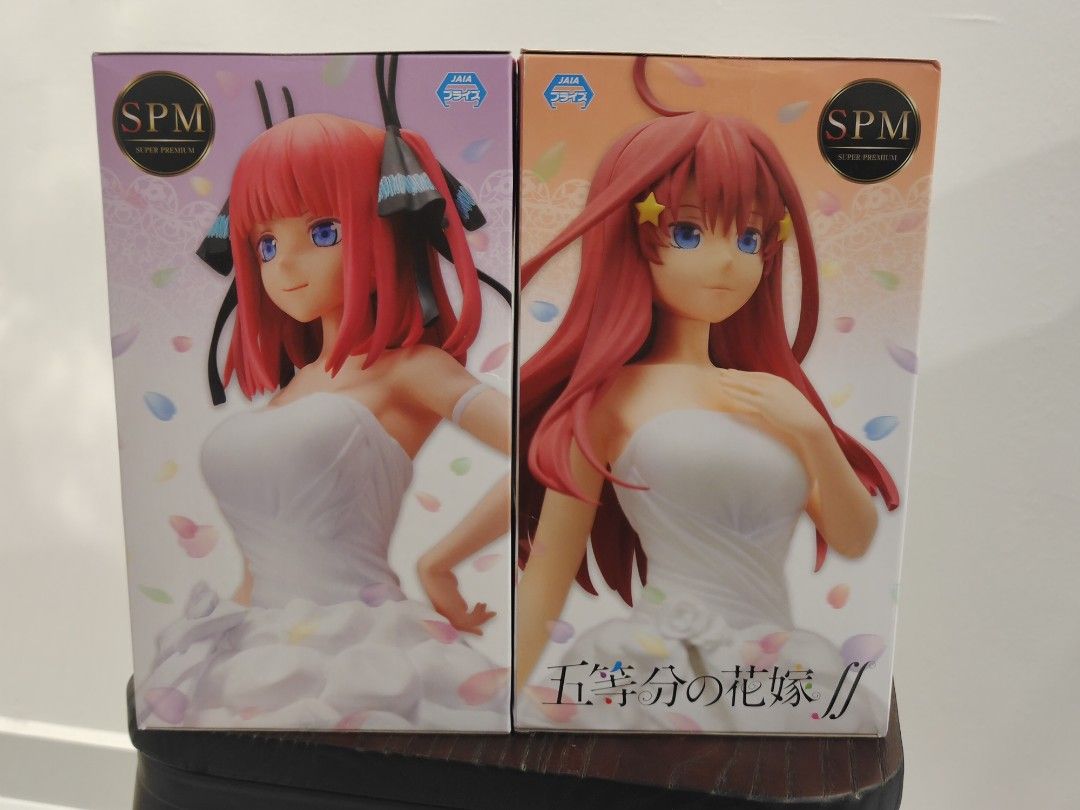 The Quintessential Quintuplets Bride Version Figures: Nino & Itsuki ...