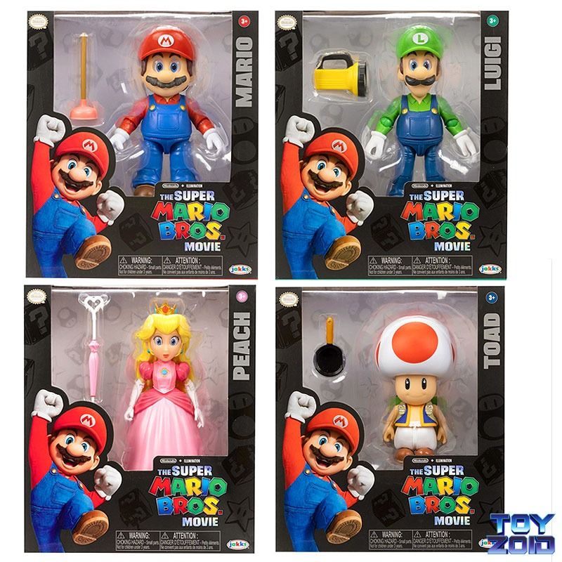 The Super Mario Bros Movie 5 inch Set of 4, Hobbies & Toys, Toys ...
